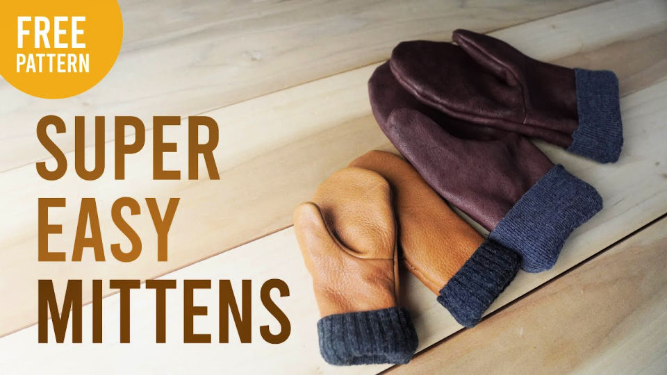 25 Free Mitten Sewing Patterns {Step by Step Pattern}