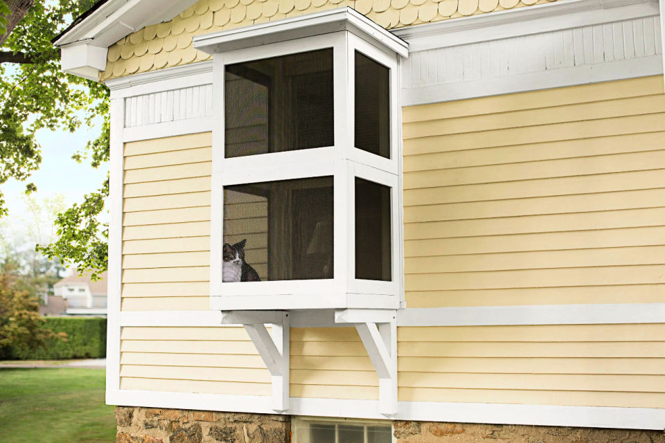20 Free DIY Catio Plans: Build Your Outdoor Cat Enclosure