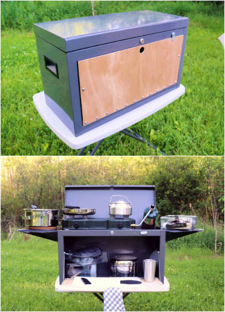 25 DIY Chuck Box Plans: Camp Kitchen Box Ideas