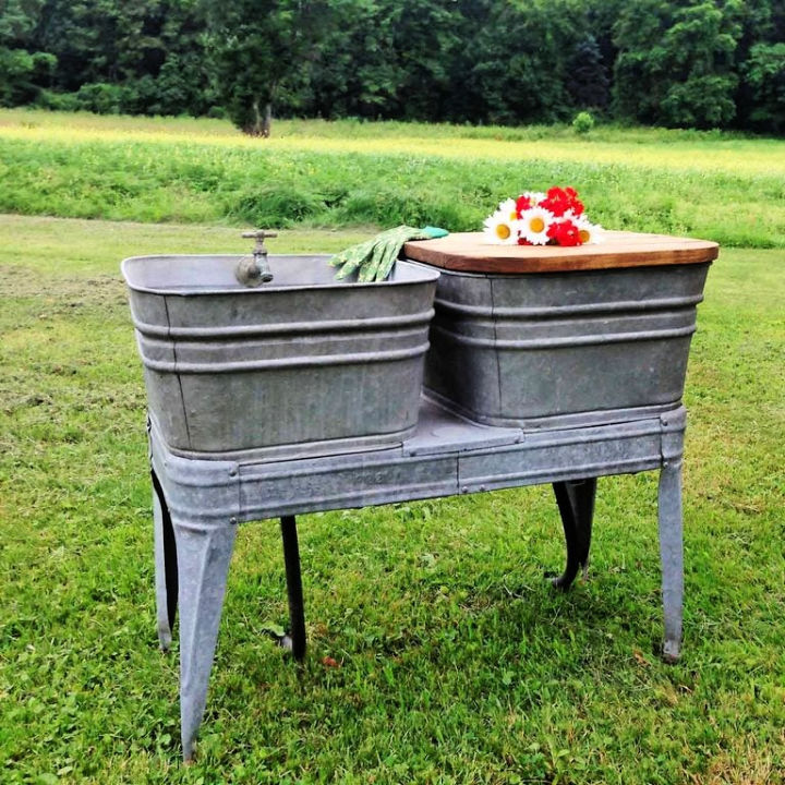 25 Homemade DIY Outdoor Sink Ideas: Build Garden Sink