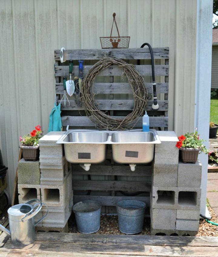 25 Homemade DIY Outdoor Sink Ideas: Build Garden Sink