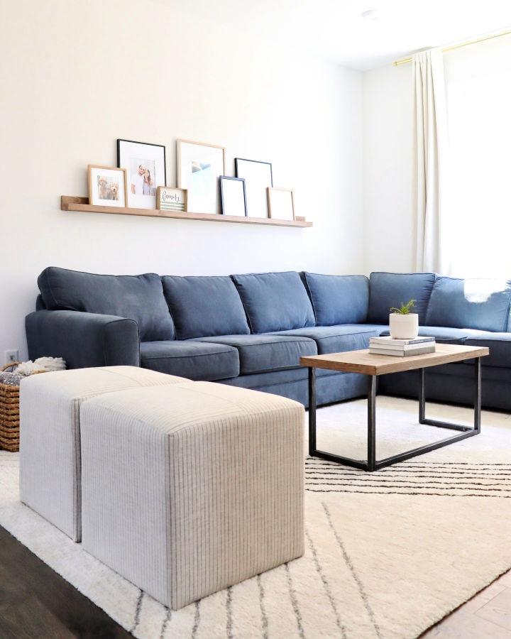 25 DIY Picture Ledge Ideas: Build Picture Ledge Shelf