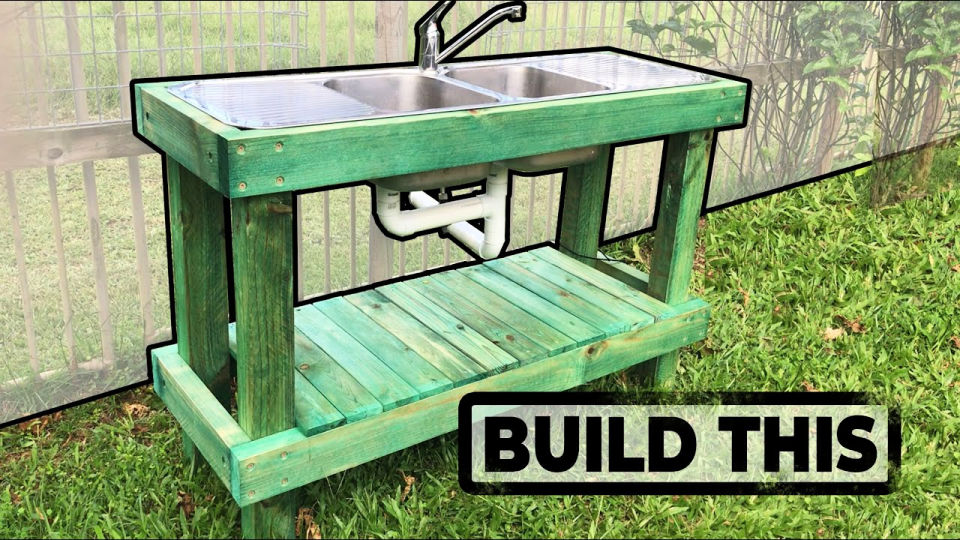 25 Homemade DIY Outdoor Sink Ideas: Build Garden Sink
