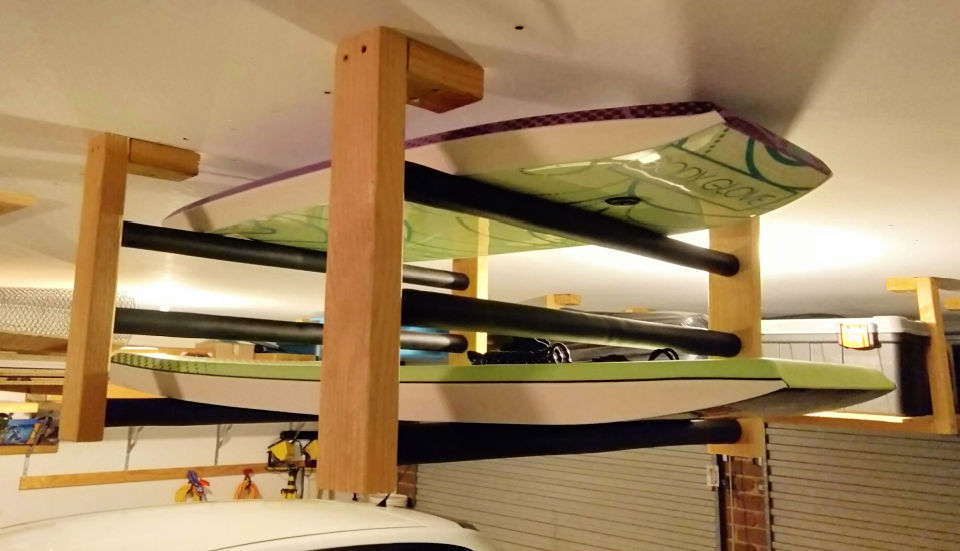 20 Homemade DIY Surfboard Rack Ideas