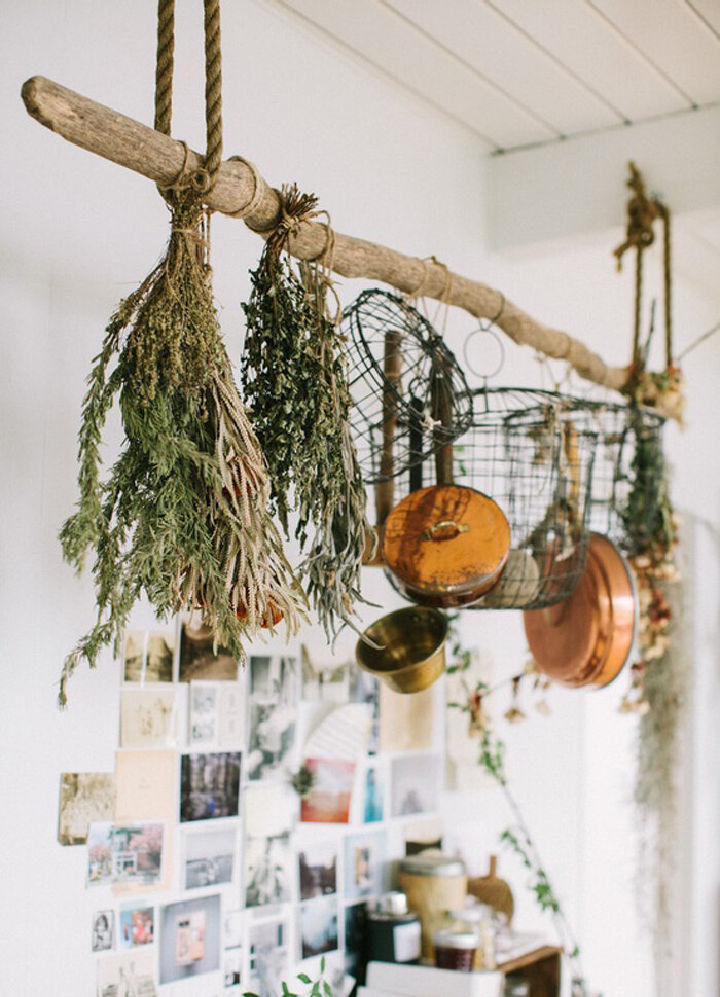 25 Homemade DIY Herb Drying Rack Ideas