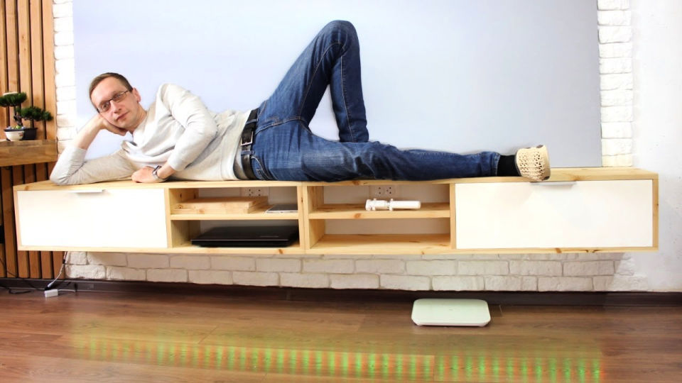 25 DIY Floating TV Stand Plans: DIY Entertainment Center
