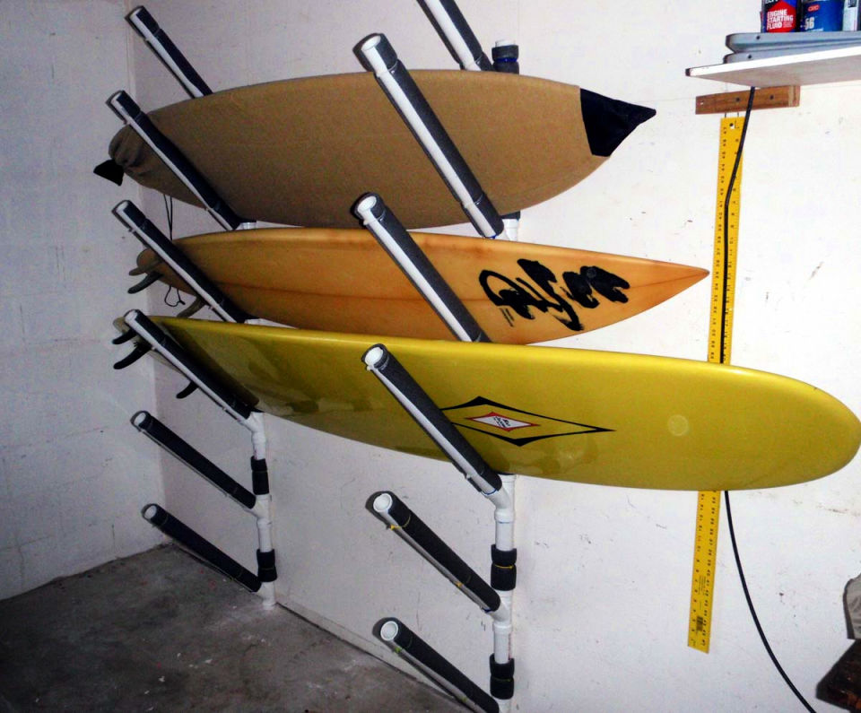 20 Homemade DIY Surfboard Rack Ideas