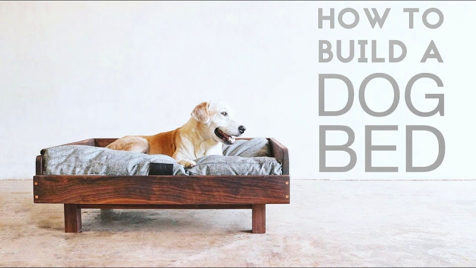 15 Free DIY Raised Dog Bed Plans