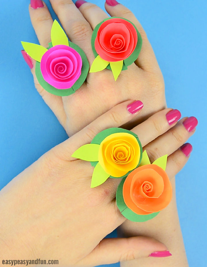 How to Make a Paper Ring: 25 Easy Paper Rings Tutorial