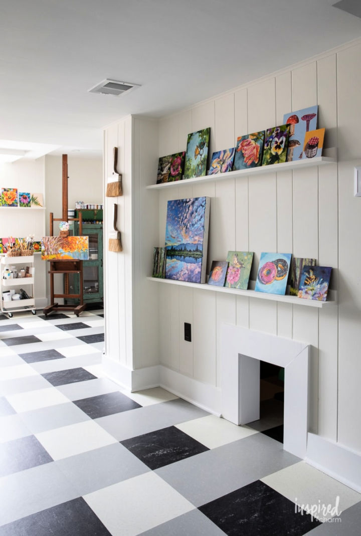 25 DIY Picture Ledge Ideas: Build Picture Ledge Shelf