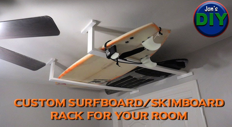 20 Homemade DIY Surfboard Rack Ideas