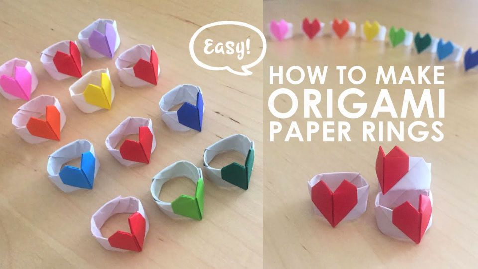 How to Make a Paper Ring: 25 Easy Paper Rings Tutorial