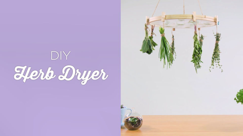 25 Homemade DIY Herb Drying Rack Ideas