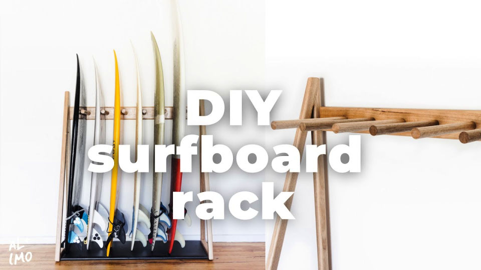 20 Homemade DIY Surfboard Rack Ideas