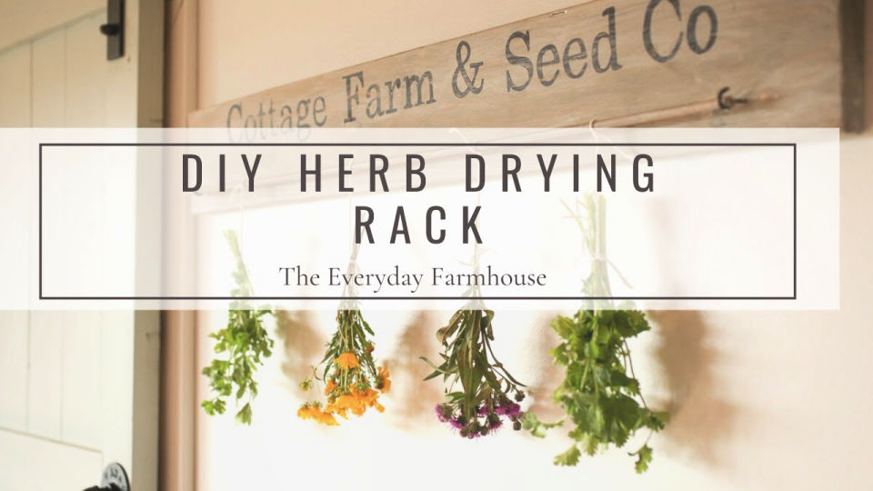 25 Homemade DIY Herb Drying Rack Ideas