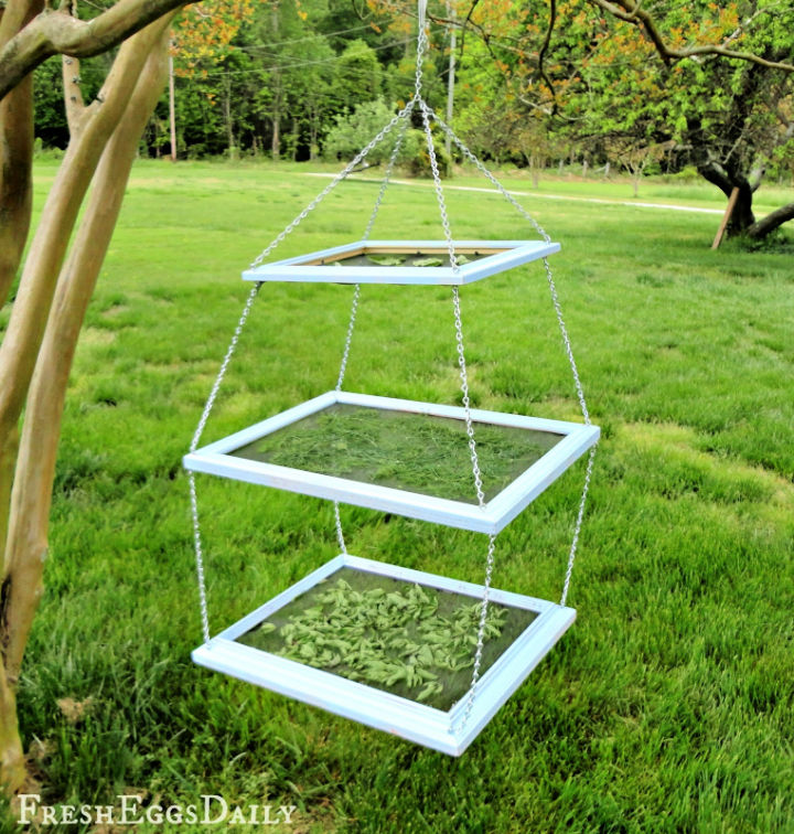 25 Homemade DIY Herb Drying Rack Ideas