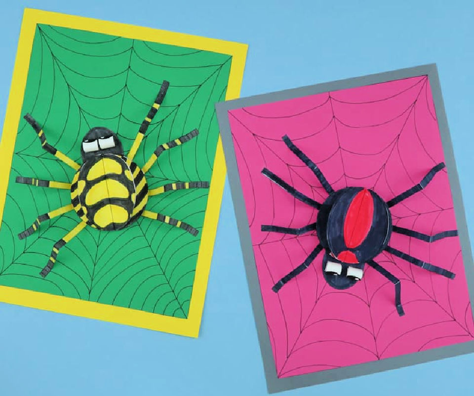 25 Easy Spider Crafts for Kids: Preschoolers & Toddlers