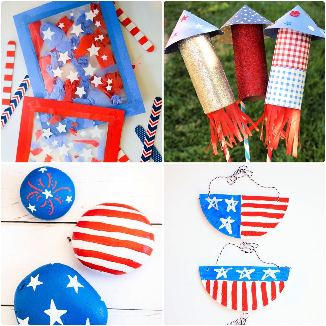 40 Easy 4th of July Crafts: Fourth of July Crafts for Kids