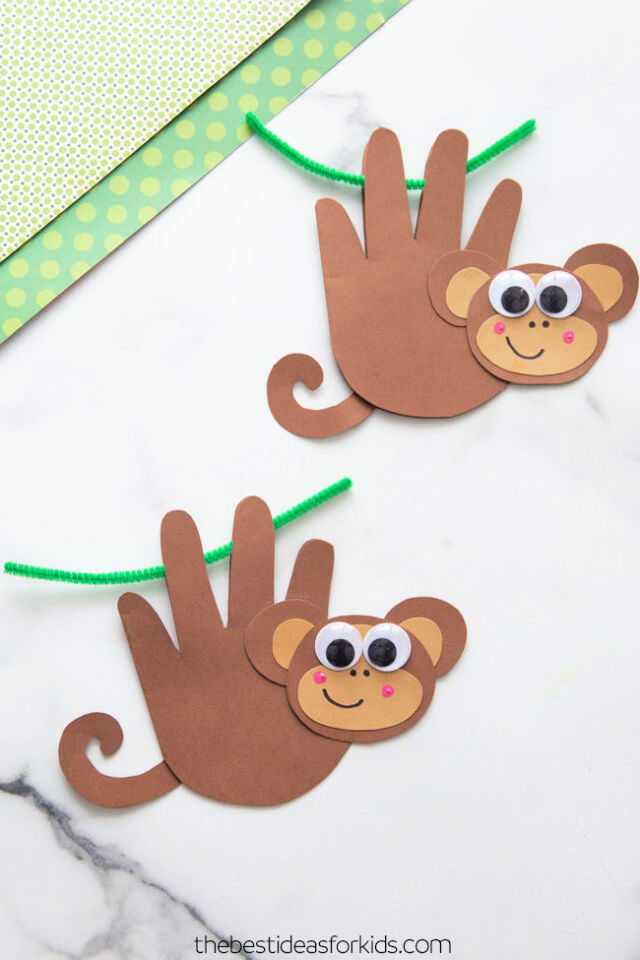 25 Easy Monkey Crafts And Activities for Kids
