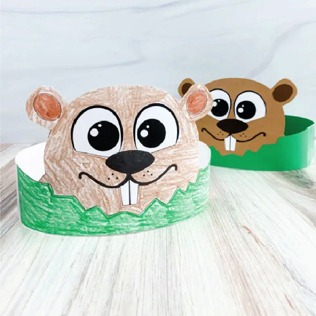 25 Groundhog Day Crafts for Kids (Preschoolers)
