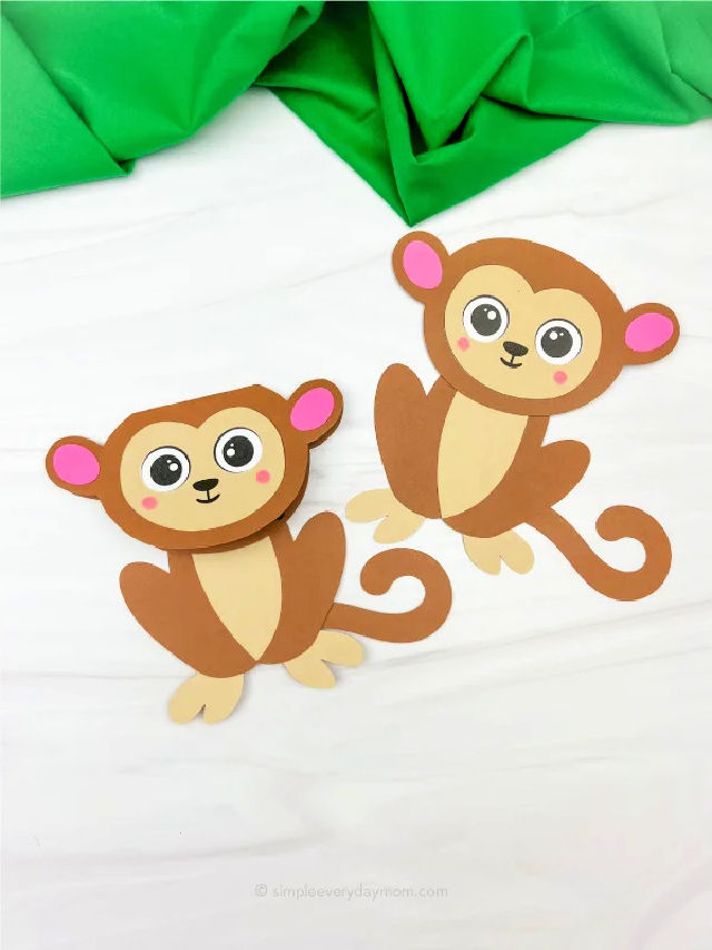 25 Easy Monkey Crafts And Activities for Kids