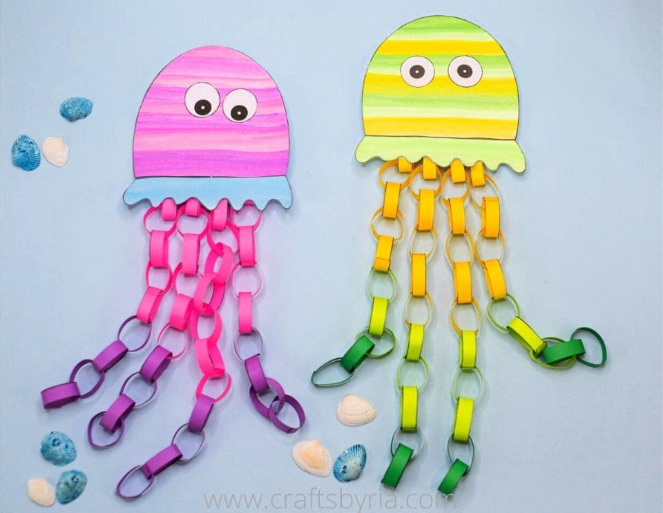 25 Easy Jellyfish Craft Ideas for Kids: Printable Template