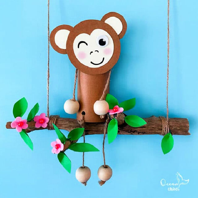 25 Easy Monkey Crafts And Activities for Kids