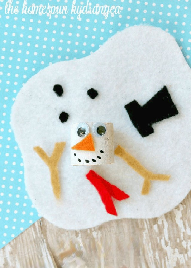 25 Fun Melted Snowman Craft Ideas for Kids