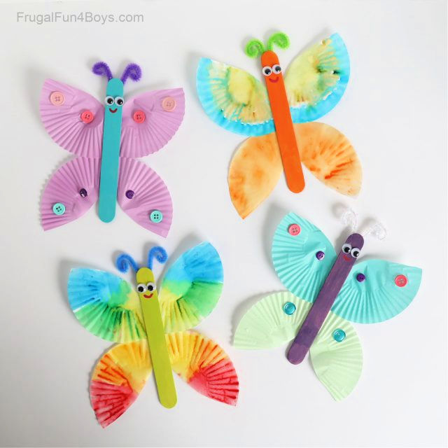 25 Butterfly Crafts for Kids: Easy Butterfly Art Projects