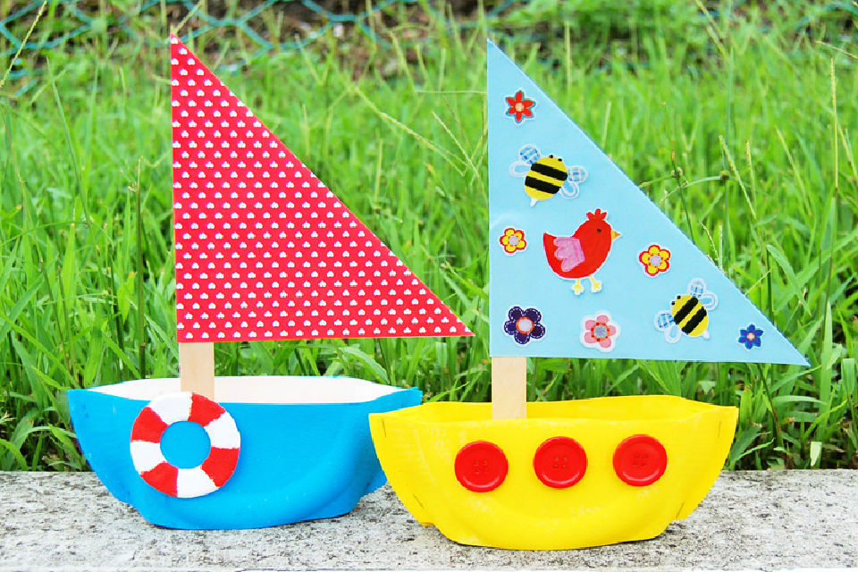 25 Easy DIY Boat Crafts for Kids: How To Make a Boat