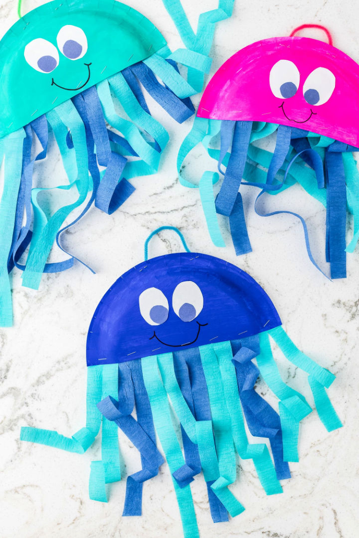 25 Easy Jellyfish Craft Ideas for Kids: Printable Template