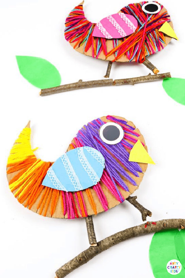 25 Easy Bird Crafts for Kids: Bird Art and Craft Ideas