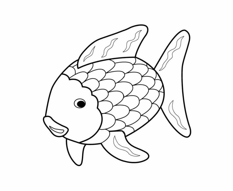 25 Rainbow Fish Crafts and Art (Printable Template)