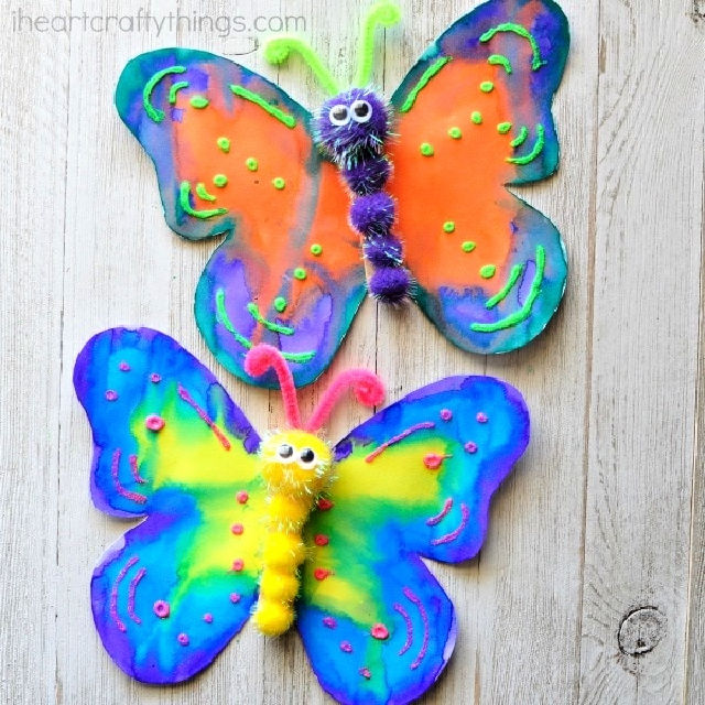 25 Butterfly Crafts for Kids: Easy Butterfly Art Projects
