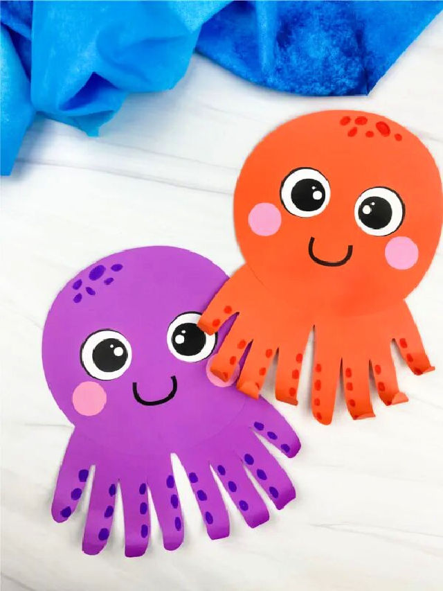 25 Octopus Crafts and Arts for Preschoolers & Toddlers