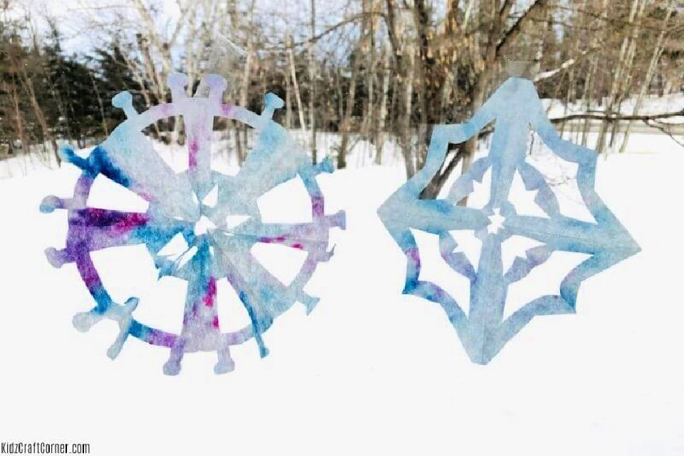 20 DIY Coffee Filter Snowflakes: Easy to Make at Home