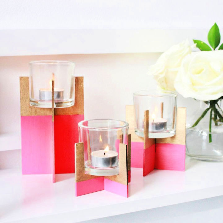 25 DIY Candle Holder Ideas: Making Candle Holders Easy