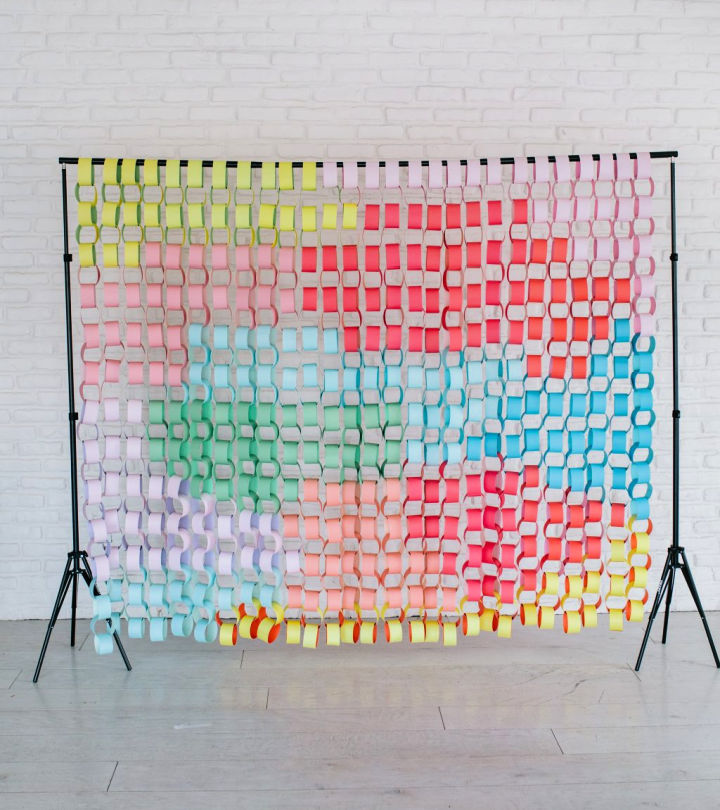 25 DIY Paper Chain Ideas: How To Make a Paper Chain