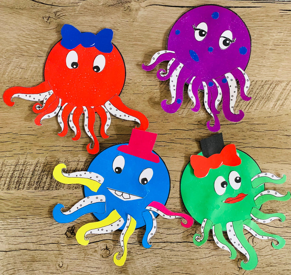 25 Octopus Crafts and Arts for Preschoolers & Toddlers