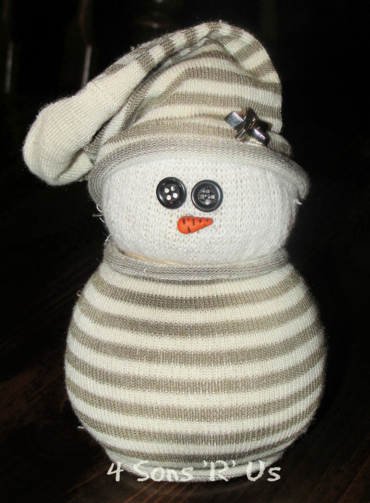 25 DIY Sock Snowman Craft Ideas: Learn How To Make
