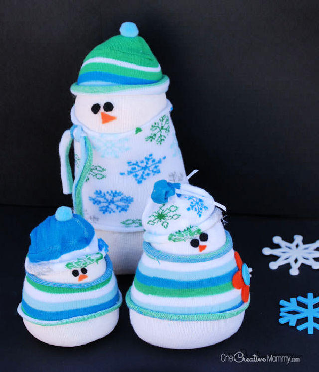 25 DIY Sock Snowman Craft Ideas: Learn How To Make