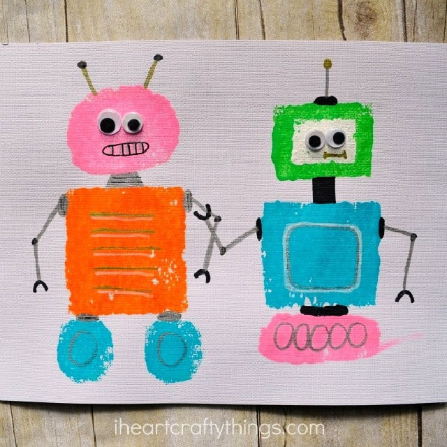 25 Robot Crafts for Kids (Preschoolers and Toddlers)