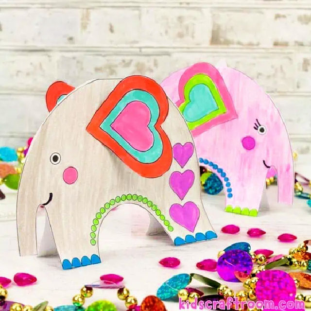 25 Fun Elephant Crafts and Arts for Kids