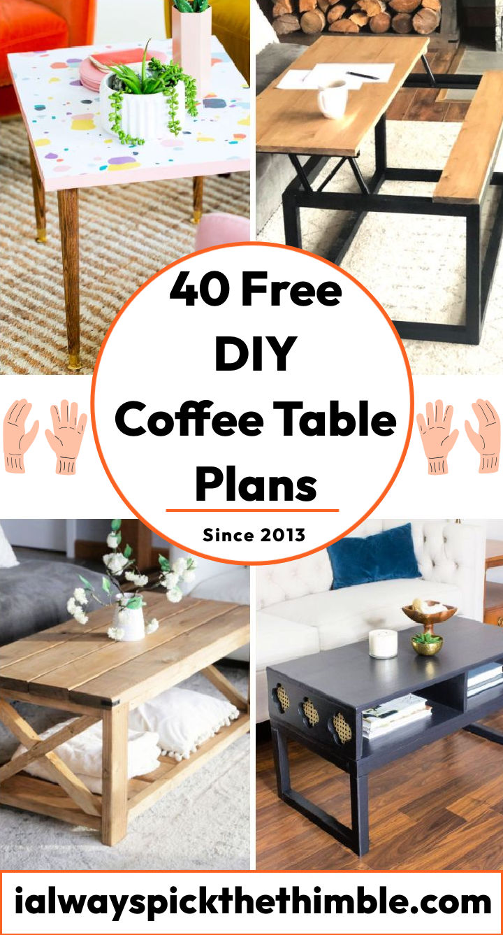 40 Free DIY Coffee Table Ideas and Plans