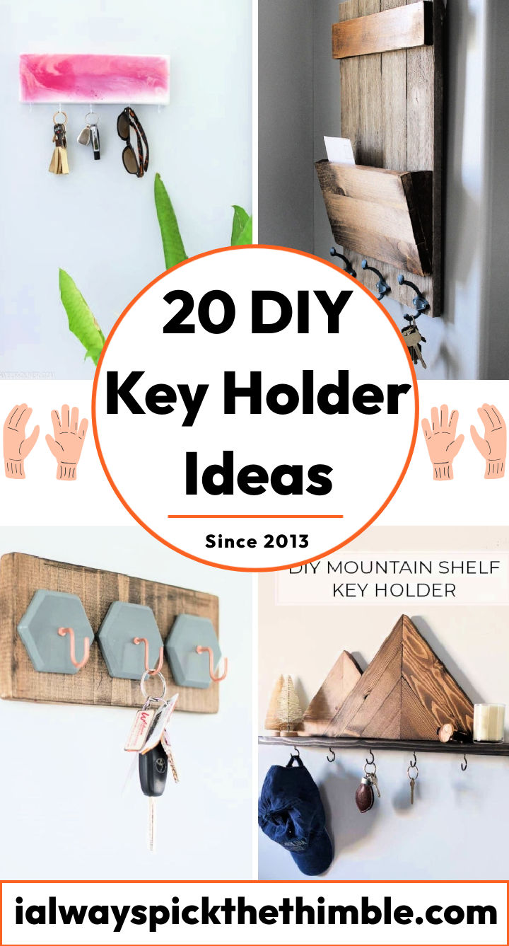 20 Easy DIY Key Holder Ideas for Wall