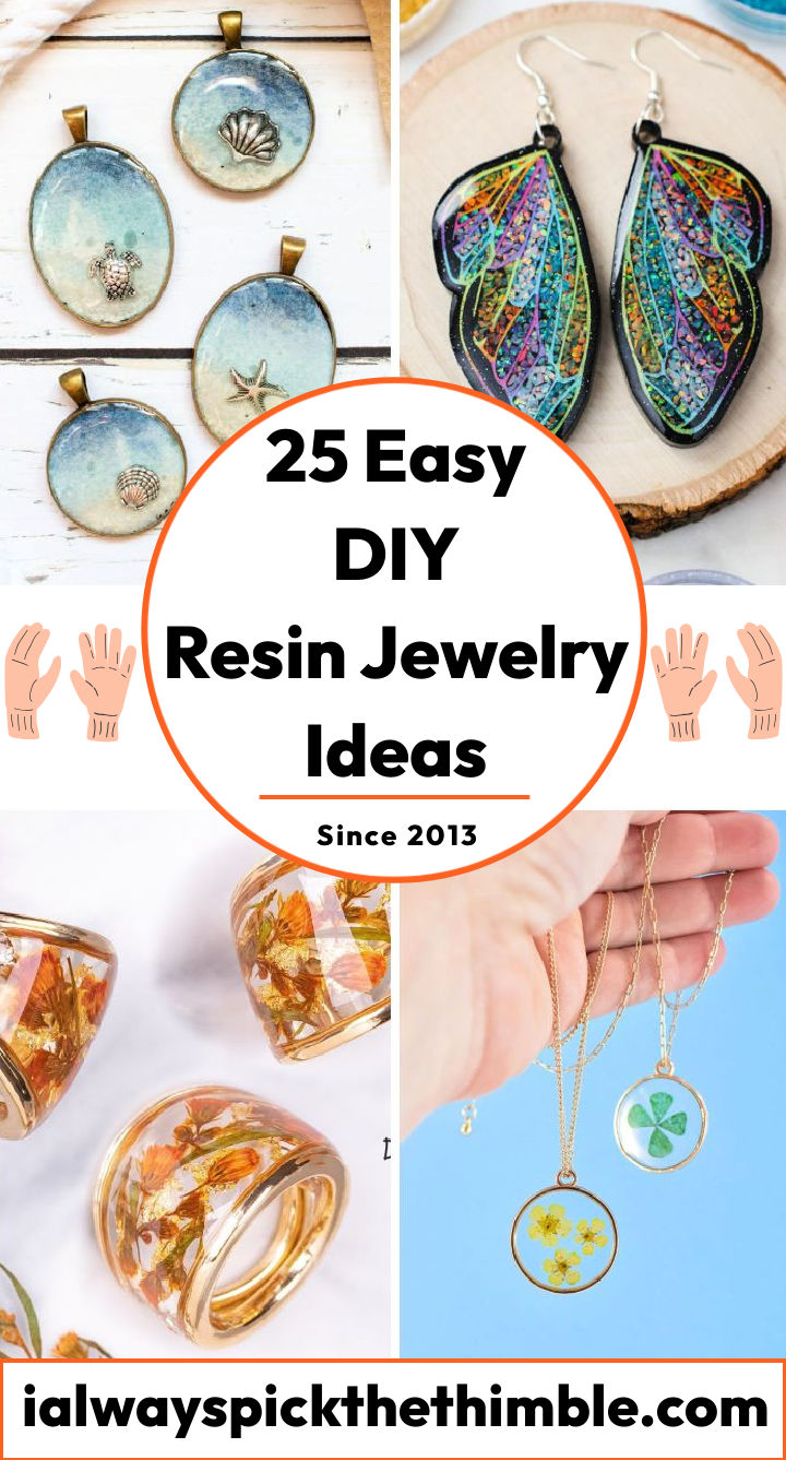 25 Resin Jewelry Making Ideas: How To Make Resin Jewelry
