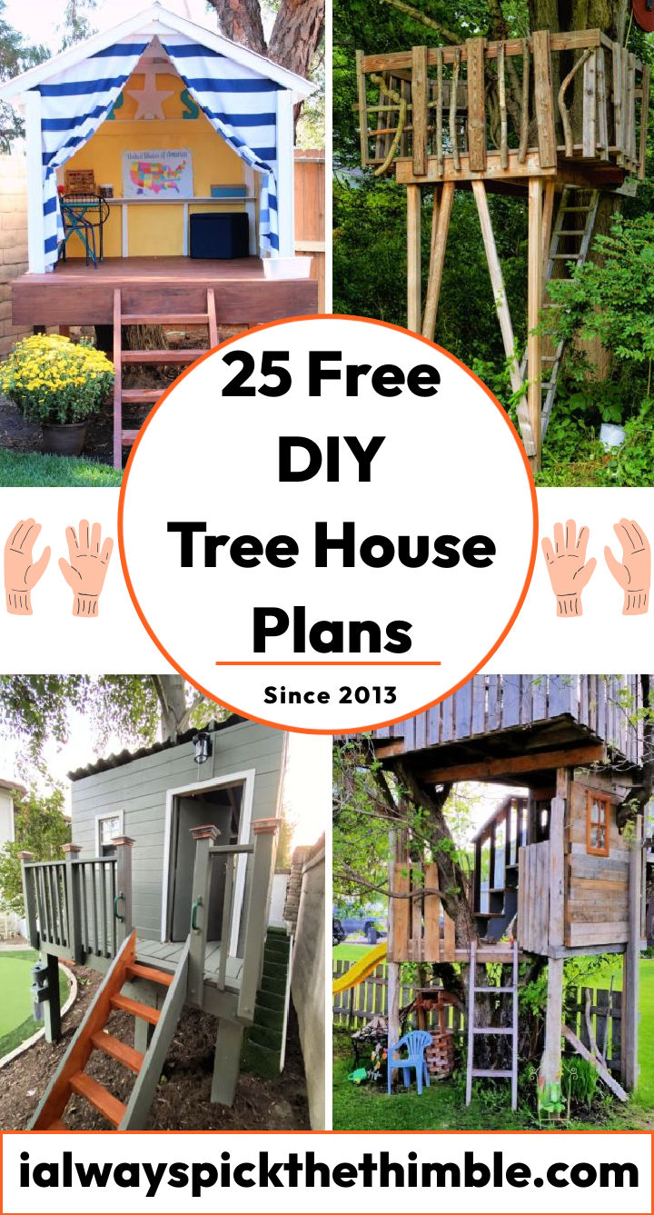 25 Free DIY Tree House Plans and Ideas