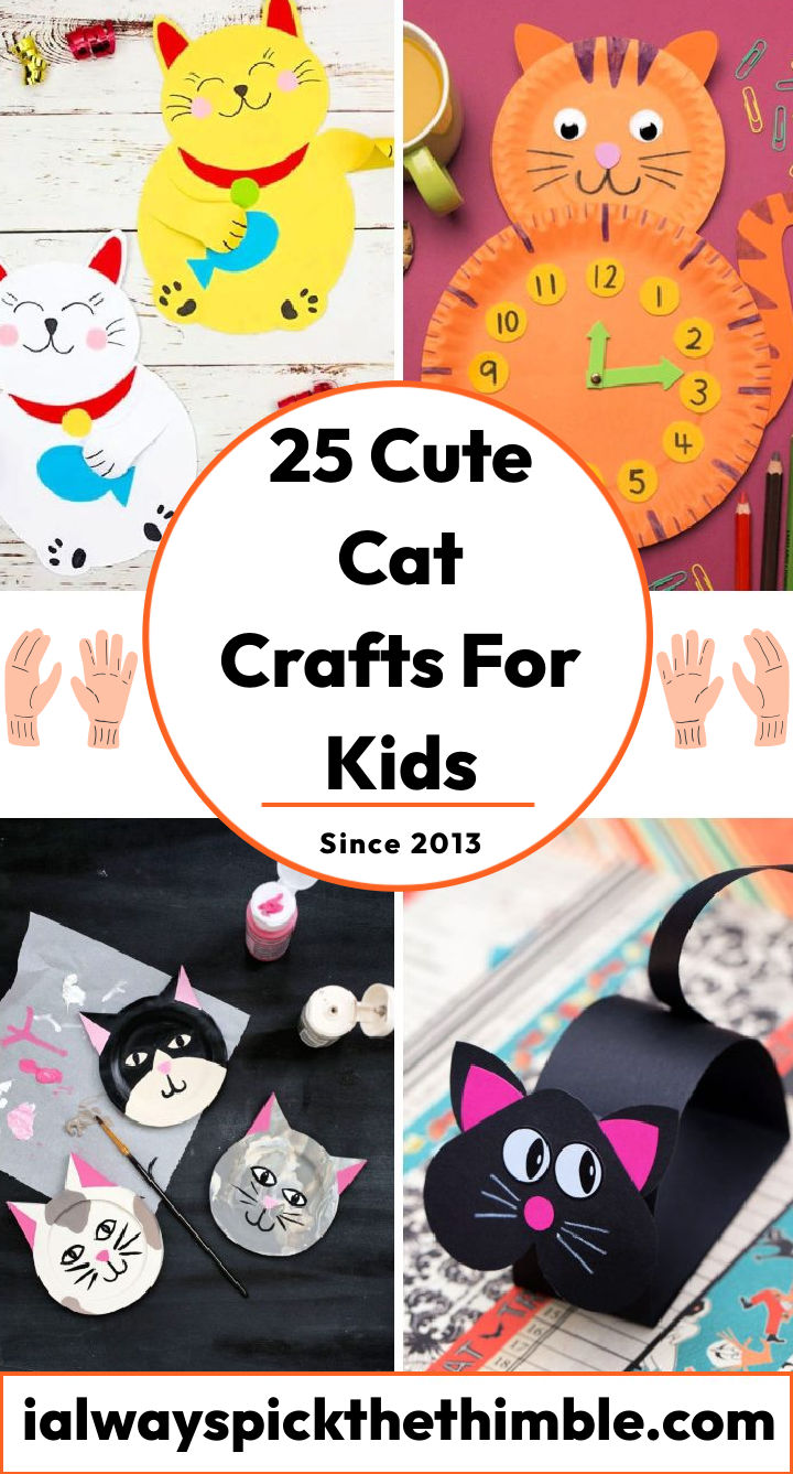 25 Easy Cat Crafts for Kids (Preschoolers and Toddlers)