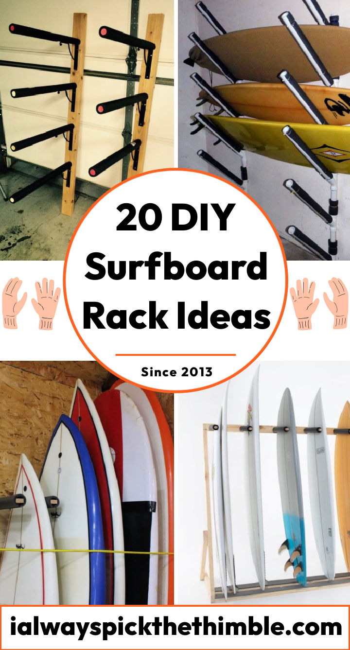 20 Homemade DIY Surfboard Rack Ideas