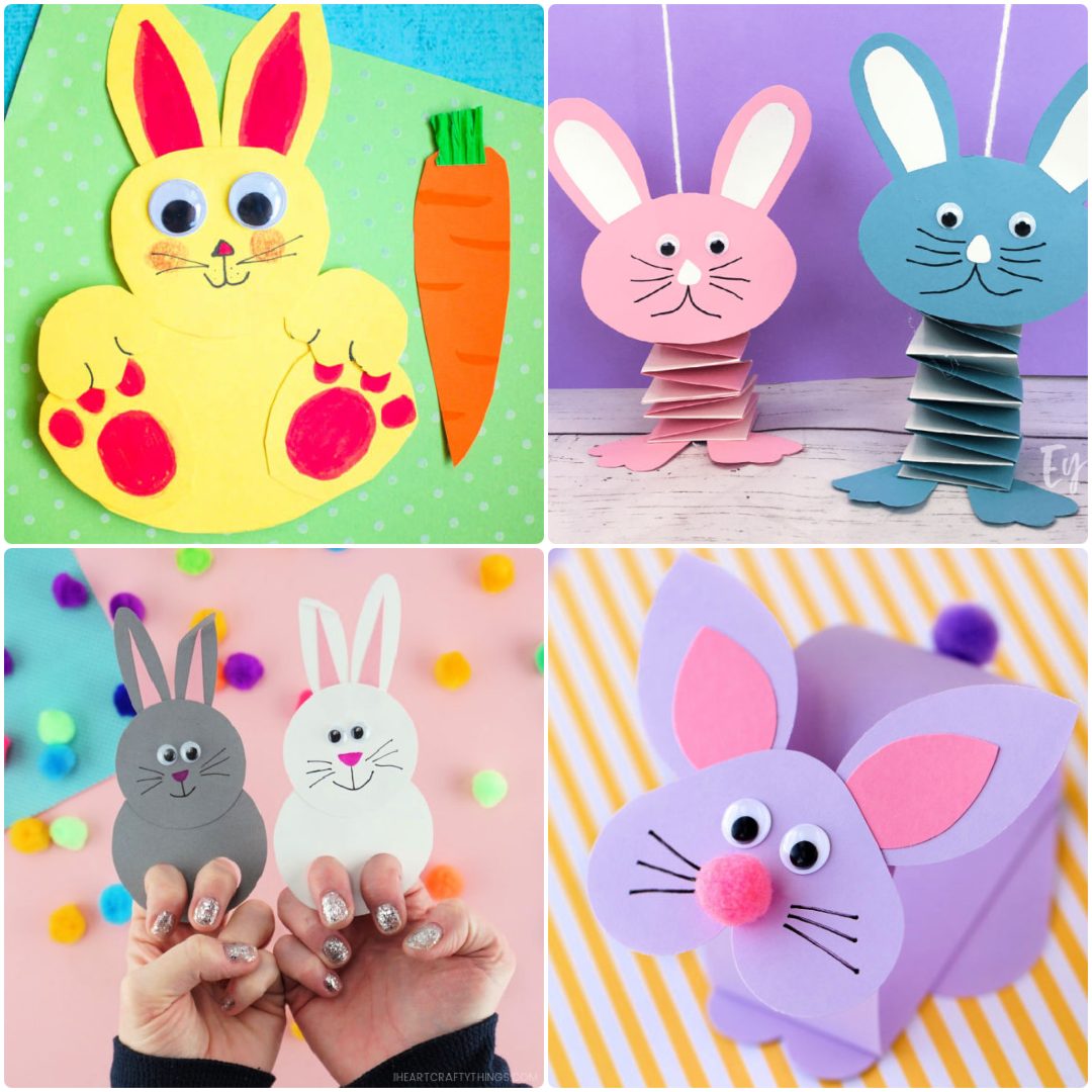 25 Easy Bunny Crafts for Kids: Rabbit Art and Craft Ideas
